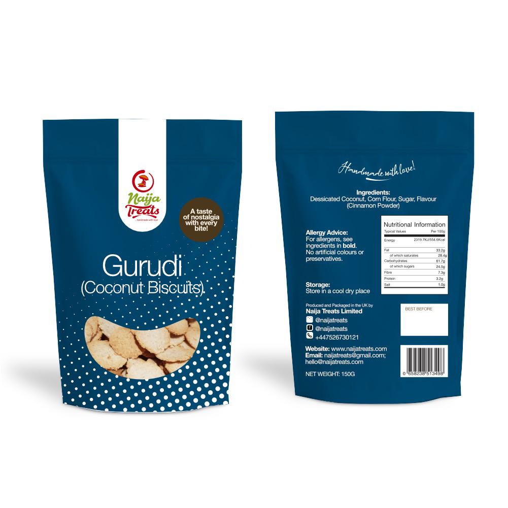 GURUDI (COCONUT BISCUITS) - 150g – Naija Treats